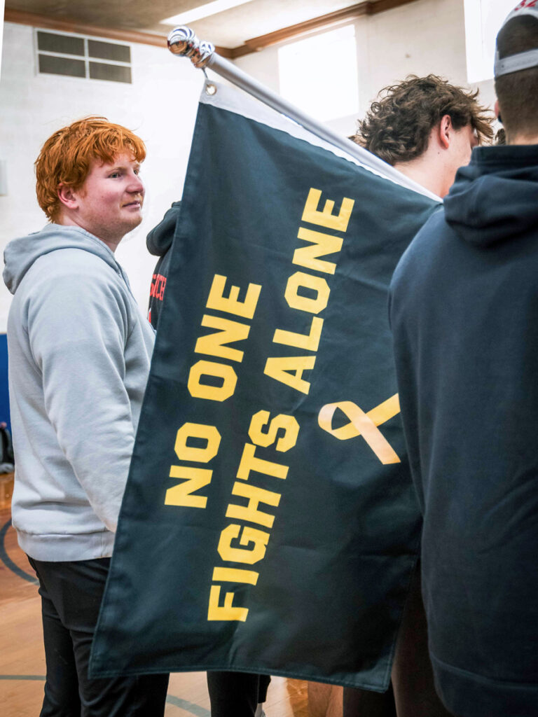 Cheers, chants, and a red carpet: ‘Shane the Brave,’ 9, honored at end ...