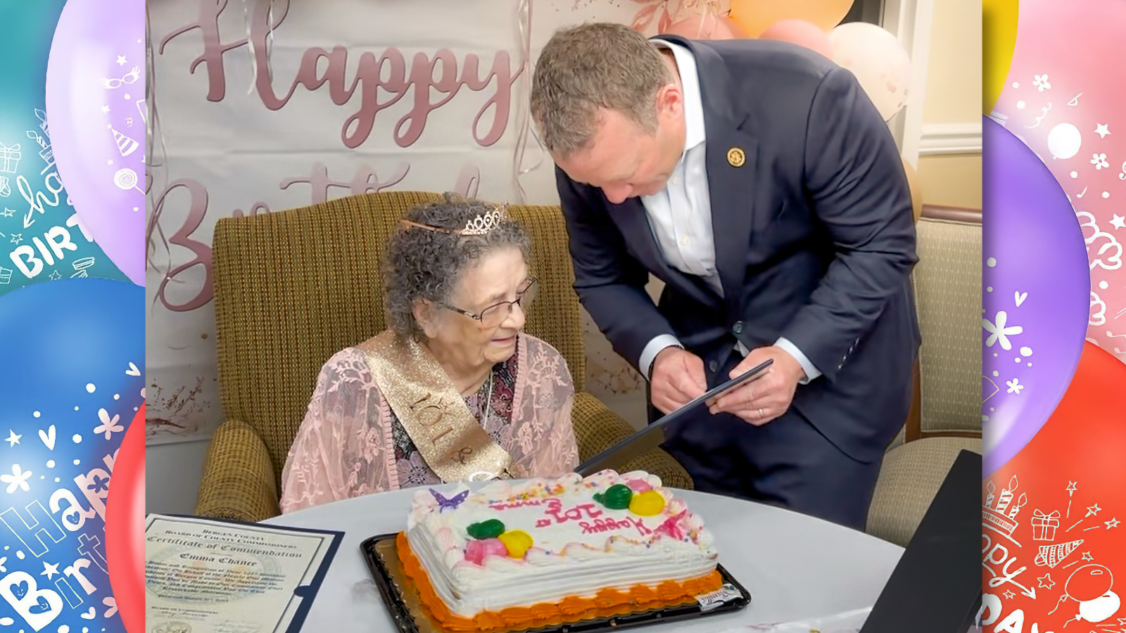 Capitol honors as Emma Chance celebrates her 101st — Pascack Press ...