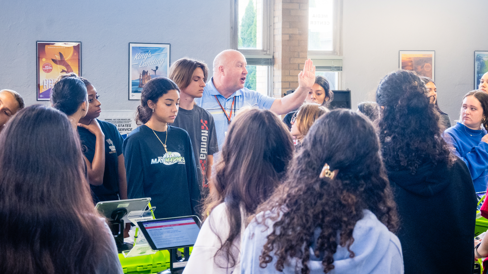 Poll workers in training: Record number of teens step up to run the ...